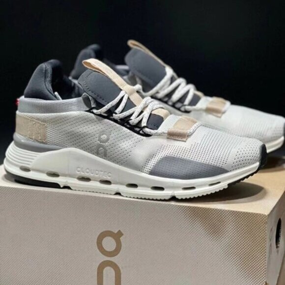 On Running | Shoes | New On Running Cloudnova White Sand Womens Shoes ...
